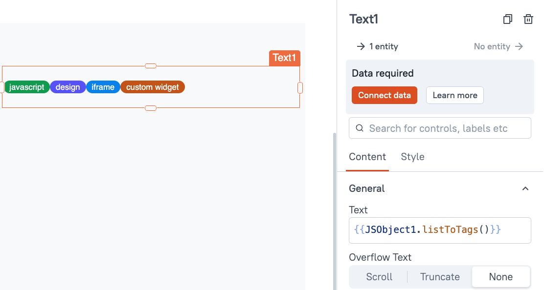 Javascript Colored Tags Generator | Appsmith Community Portal